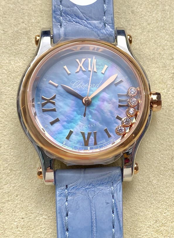 YF厂肖邦 278608-6013,复刻肖邦HAPPY SPORT 278608-6013 背透表底 女表价格_多少钱_报价-实名表业高仿手表商城