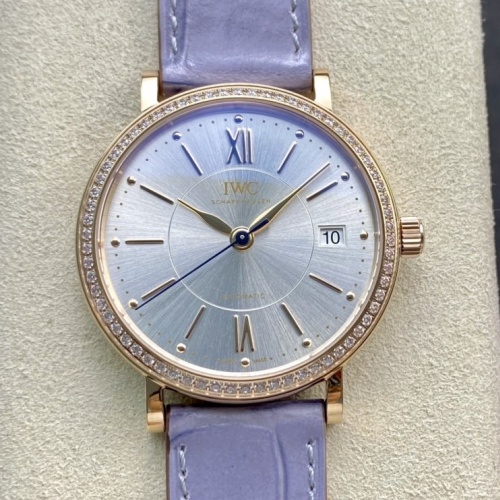 V7厂万国IW458107,复刻万国柏涛菲诺IW458107玫瑰金表冠女表价格_多少钱_报价-实名表业高仿手表商城